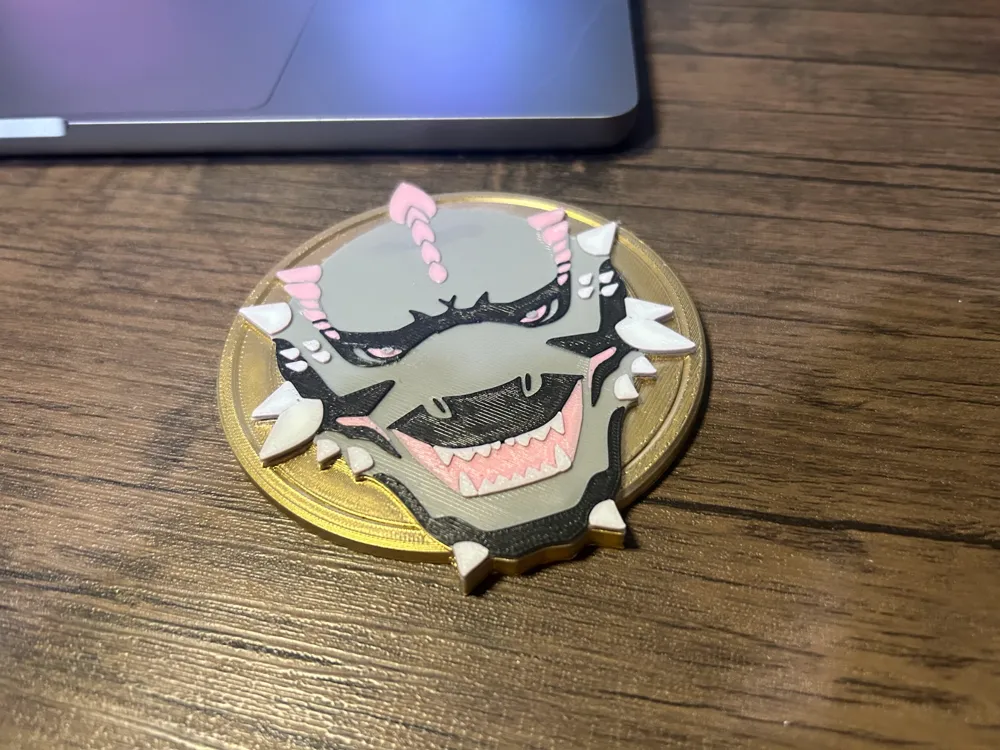 Fortnite Godzilla Medallion (Multicolor) by Ian A MakerWorld: Download ...