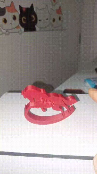 Année du Cheval – Modèle 3D de Cheval à Bascule - Modèle d'Impression ...