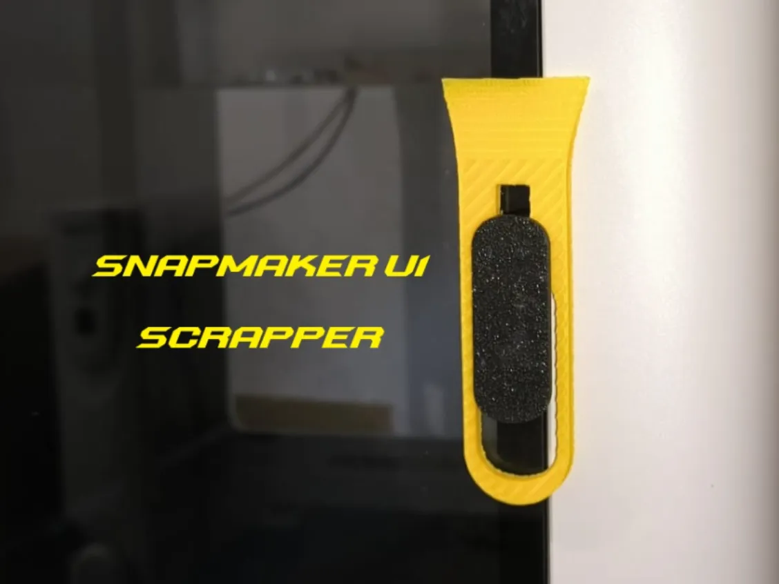 Handle scrapper for Snapmaker U1 - Free 3D Print Model - MakerWorld