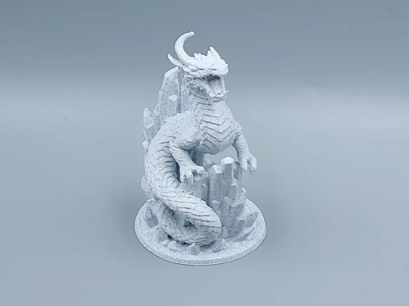 Obsidian Cliff Serpent King - Free 3D Print Model - MakerWorld