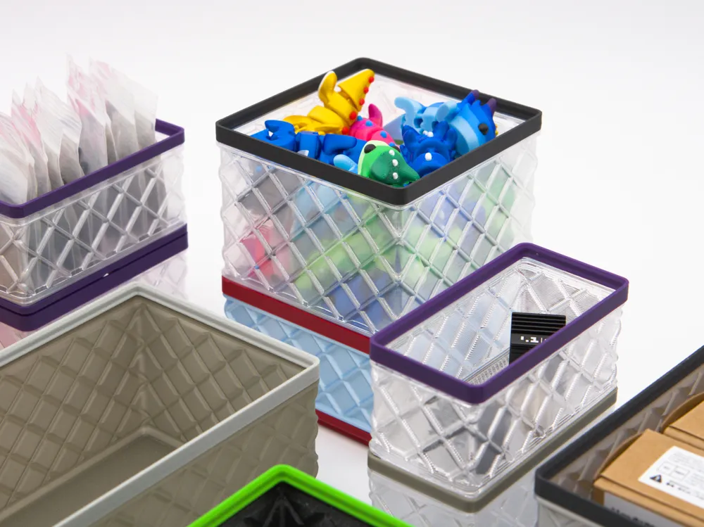 HV Storage Bins with Optional Gridfinity Base - Free 3D Print Model ...
