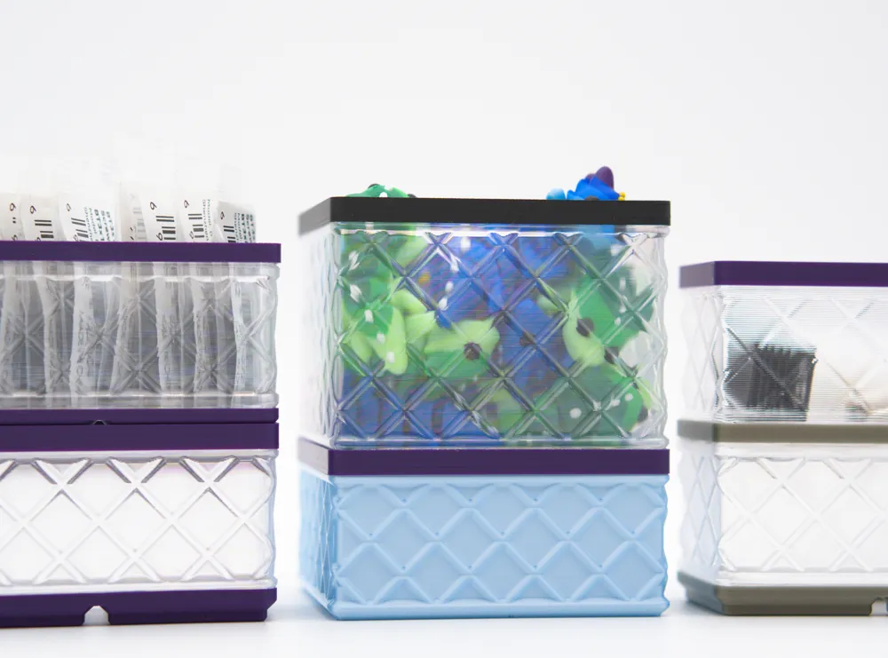 HV Storage Bins with Optional Gridfinity Base - Free 3D Print Model ...