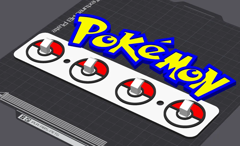 Pokemon Key Hooks by Sellynjoh MakerWorld: Download Free 3D Models
