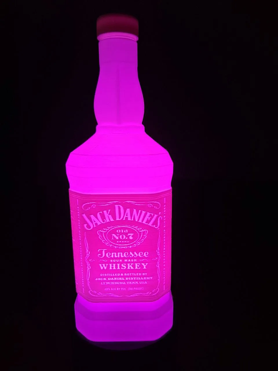 Jack Daniel´s Bottle Lamp by NexNex2024 MakerWorld: Download Free 3D Models