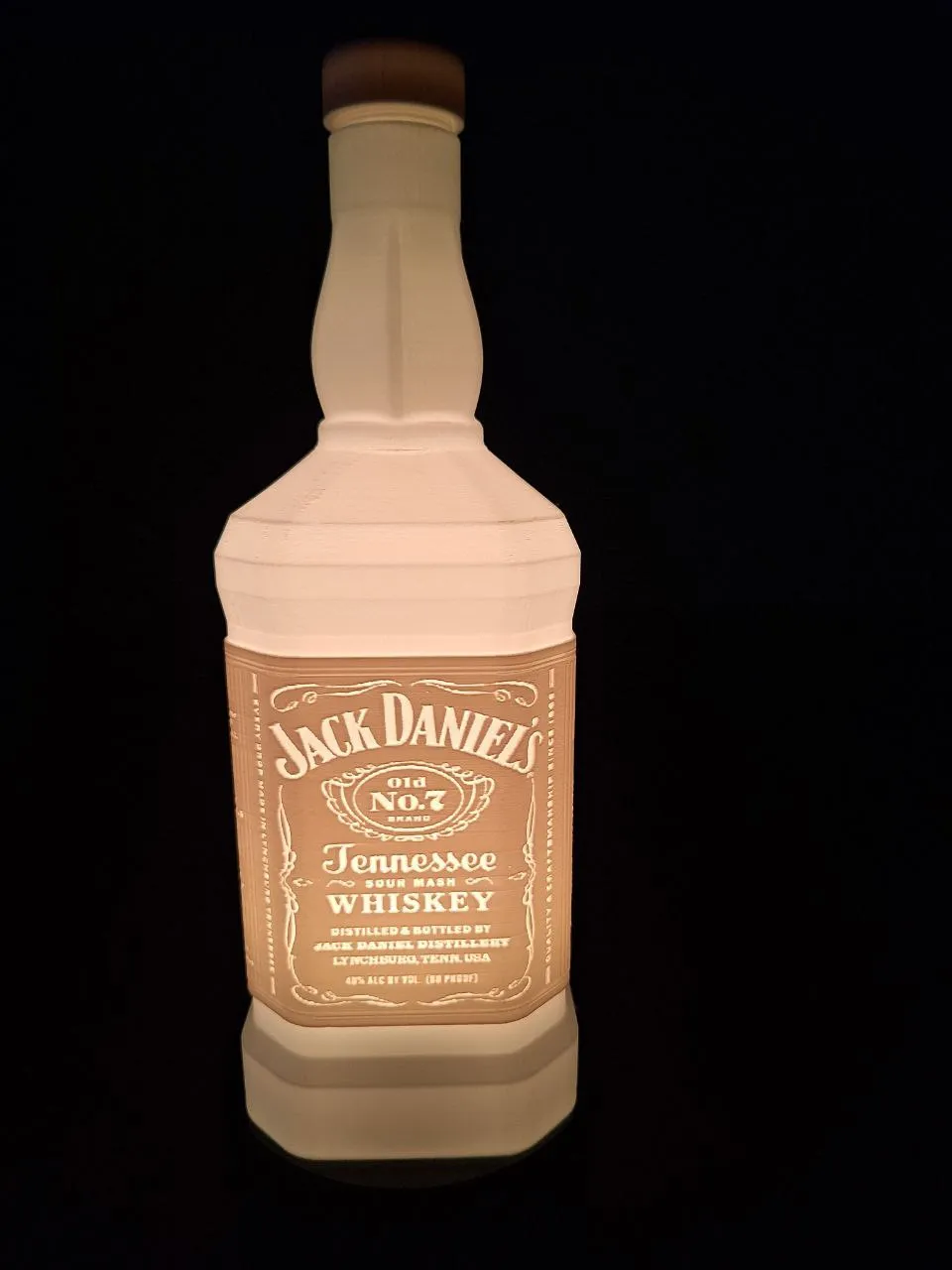 Jack Daniel´s Bottle Lamp by NexNex2024 MakerWorld: Download Free 3D Models