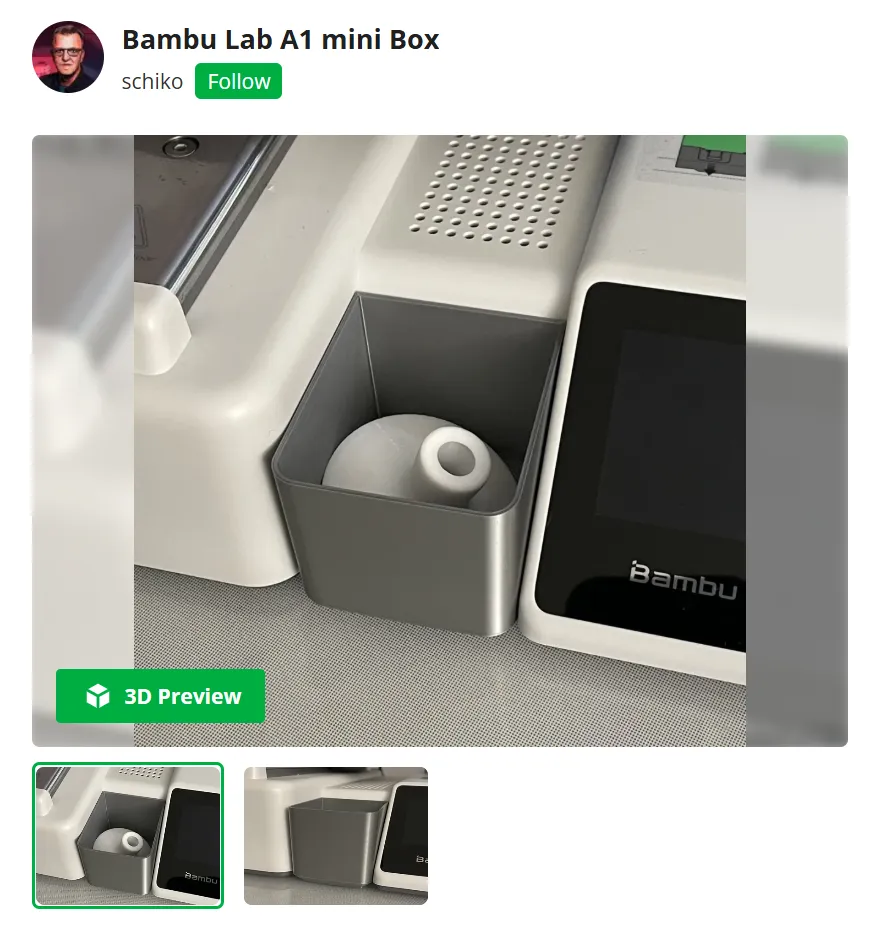 Bambu Lab A1M Box & Lid - Free 3D Print Model - MakerWorld