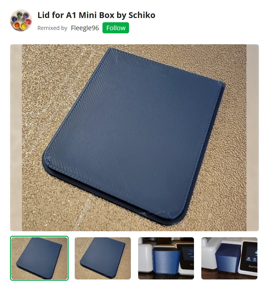 Bambu Lab A1M Box & Lid - Free 3D Print Model - MakerWorld