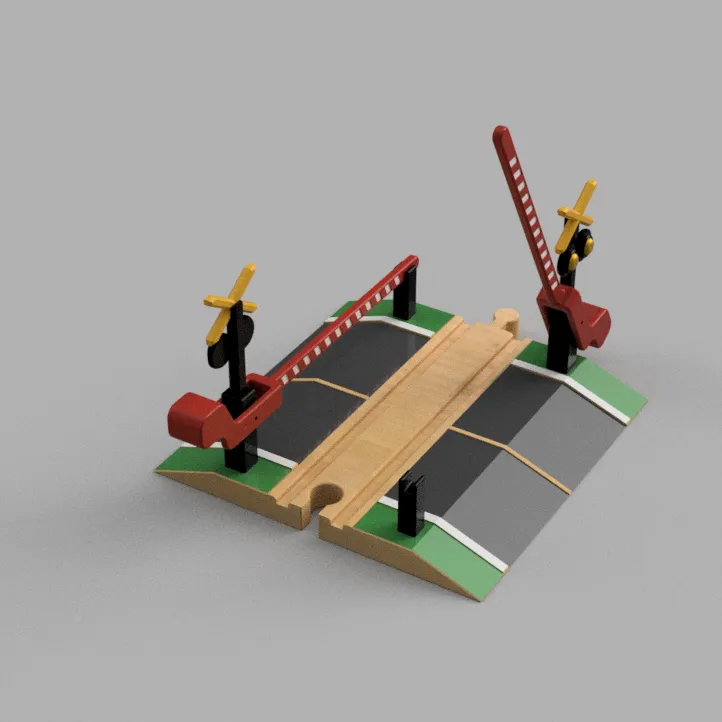 Level Crossing - Train Toy - Compatible Ikea/Brio - Free 3D Print Model ...