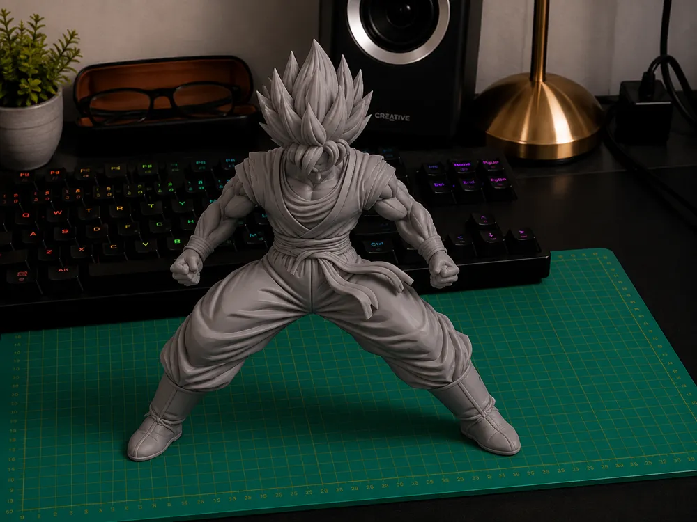 Goku Inspired Figure | DragonBall - Free 3D Print Model - MakerWorld