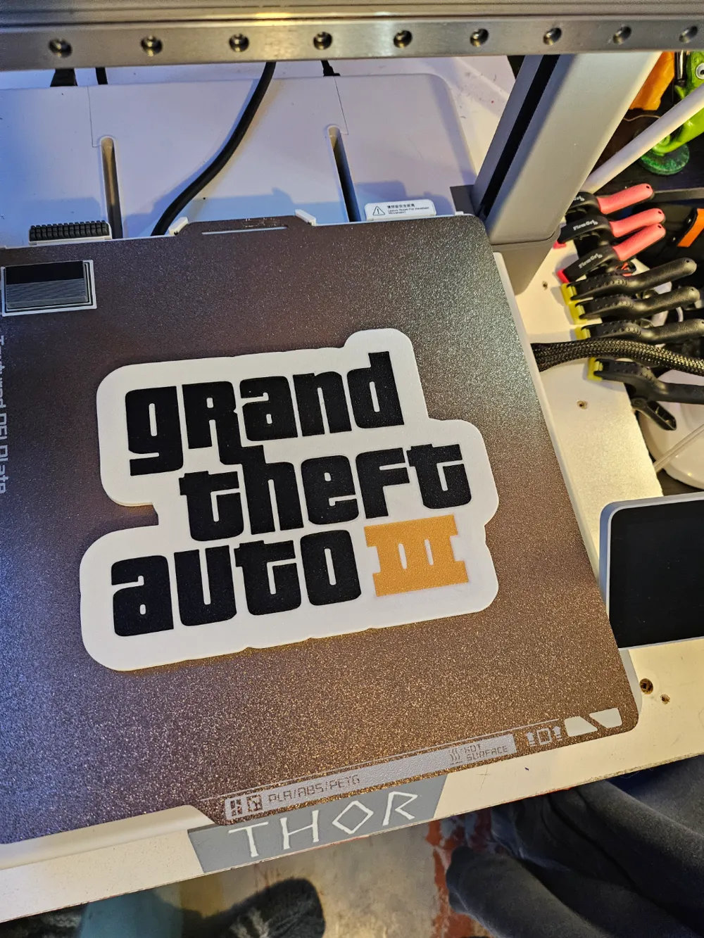 GTA-3-Logo-Wall Art by Tommy Gun - MakerWorld