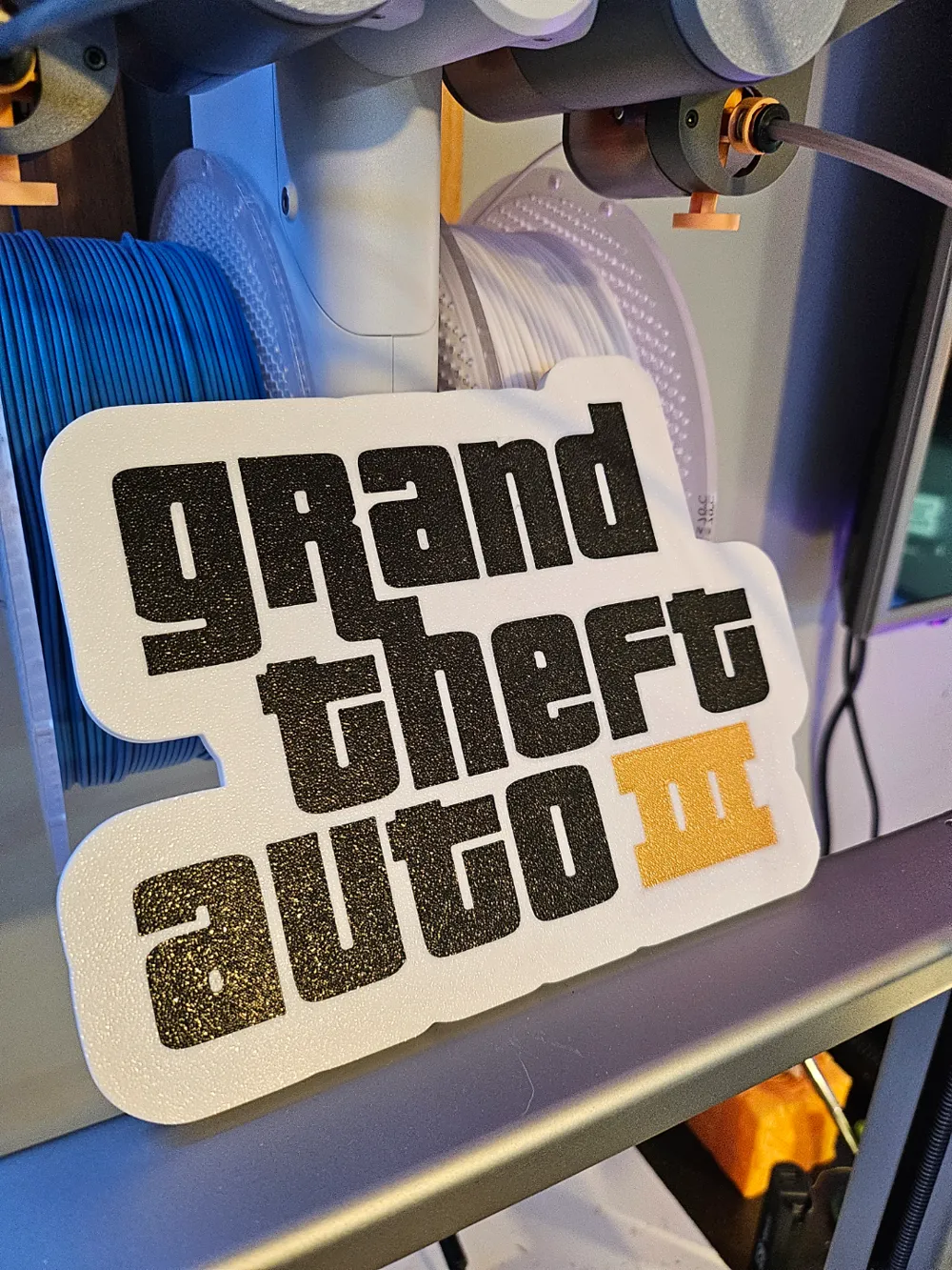 GTA-3-Logo-Wall Art by Tommy Gun - MakerWorld