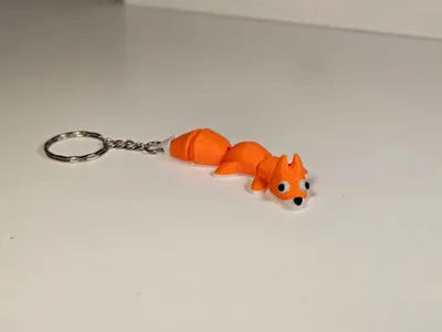 Articulated Fox Keychain by Adamix MakerWorld: Download Free 3D Models