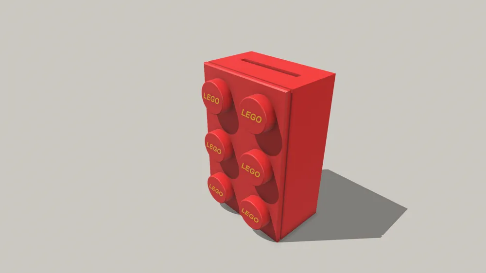 Moneybank brick - Free 3D Print Model - MakerWorld