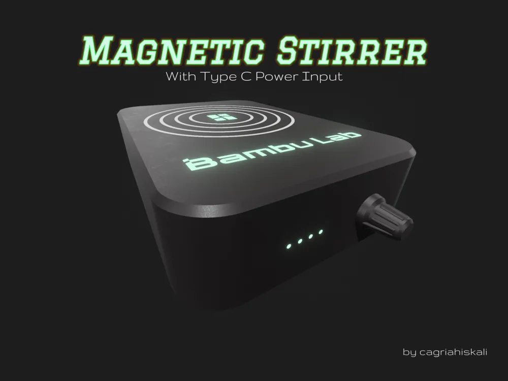 Magnetic Stirrer by cagriahiskali MakerWorld: Download Free 3D Models