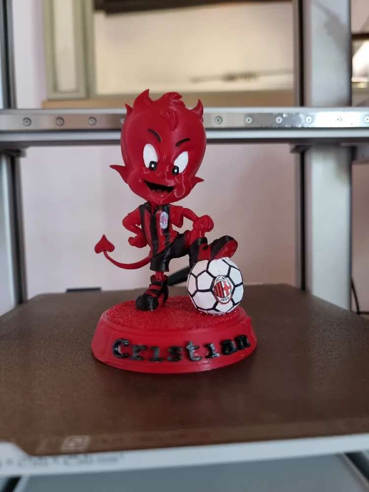 little devil milan - Free 3D Print Model - MakerWorld