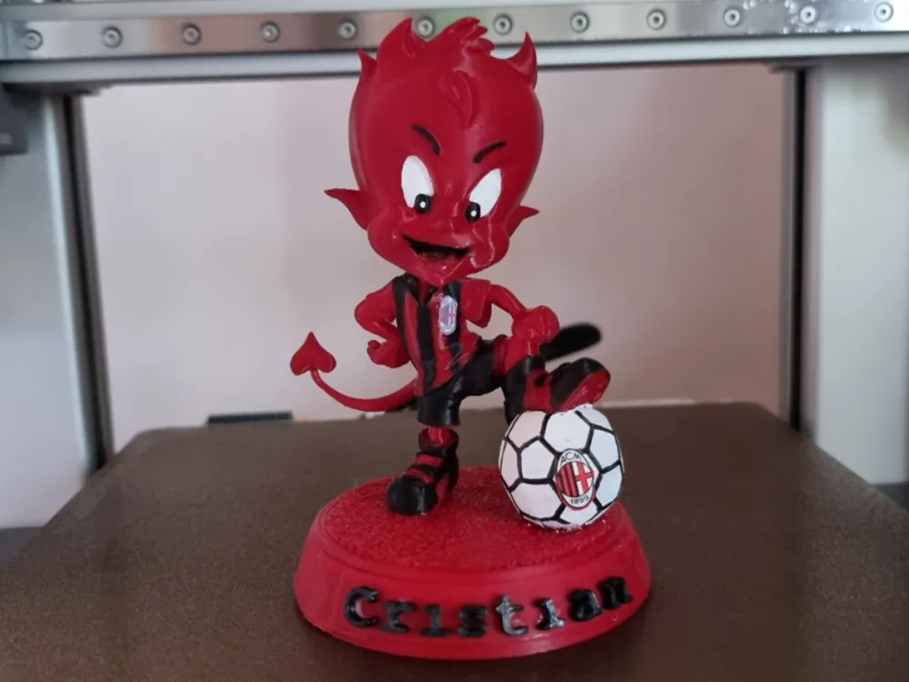 little devil milan - Free 3D Print Model - MakerWorld