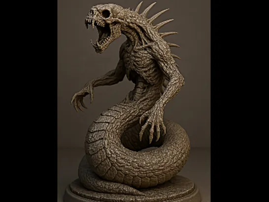 D&D-Undead-Serpent-Monster by Crossel MakerWorld: Download Free 3D Models