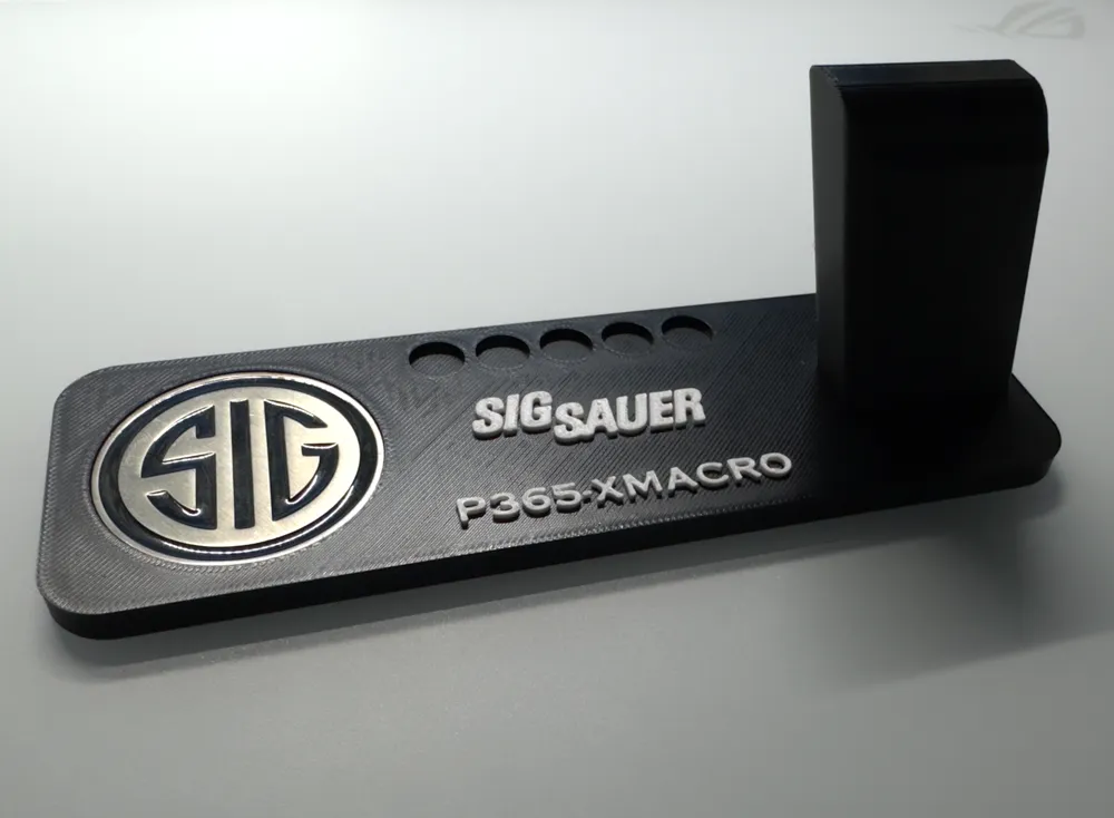 Sig Sauer P365 Stand - Free 3D Print Model - MakerWorld
