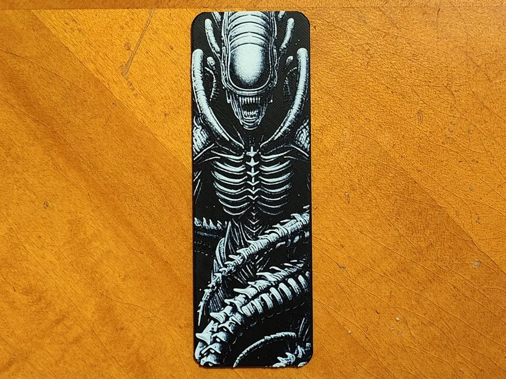Alien Xenomorph Bookmark - Hueforge by Sarge - MakerWorld