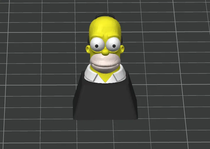 Keycap do Homer Simpson – Os Simpsons - Modelo gratuito para impressão ...