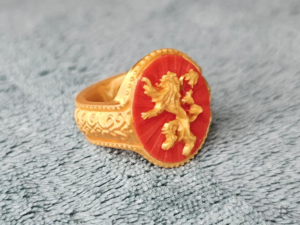 Lannister Ring Signet - Game of Thrones by Alchemic Matter - MakerWorld