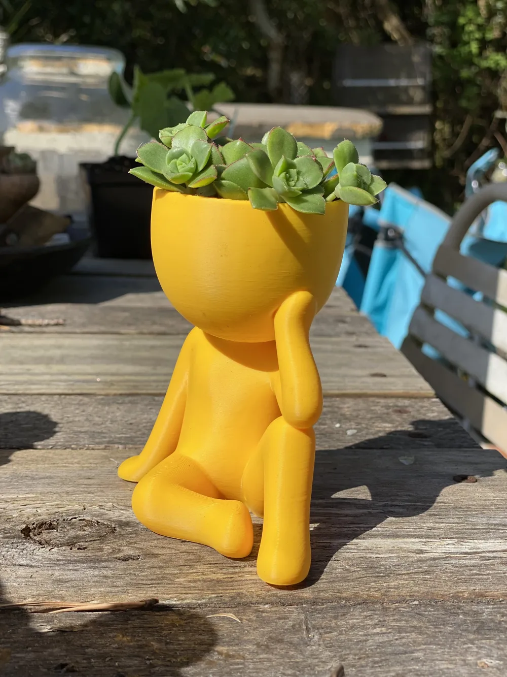 THINKER PLANTER - Free 3D Print Model - MakerWorld
