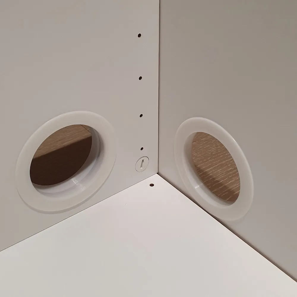 IKEA Besta cabinet cable hole cover by SeanChangX - MakerWorld