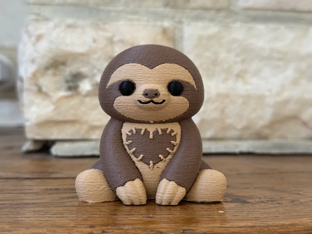 Coco the Sloth - Cute Meets Plush - Free 3D Print Model - MakerWorld