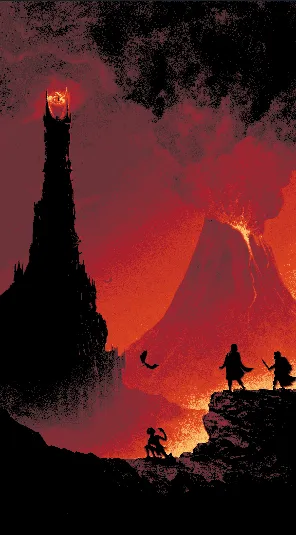 Hueforge - Lord of the Rings (Mount Doom) by Zappelbrox - MakerWorld