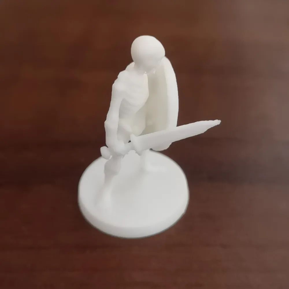DnD - Skeleton with sword and shield - Free 3D Print Model - MakerWorld