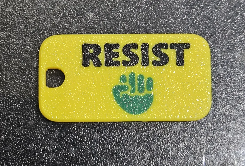 ICE Protest Emergency Whistle Portland Frog Resist - Free 3D Print ...