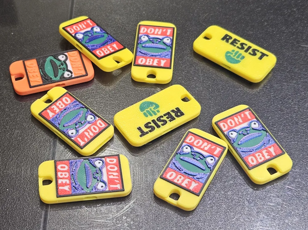 ICE Protest Emergency Whistle Portland Frog Resist - Free 3D Print ...