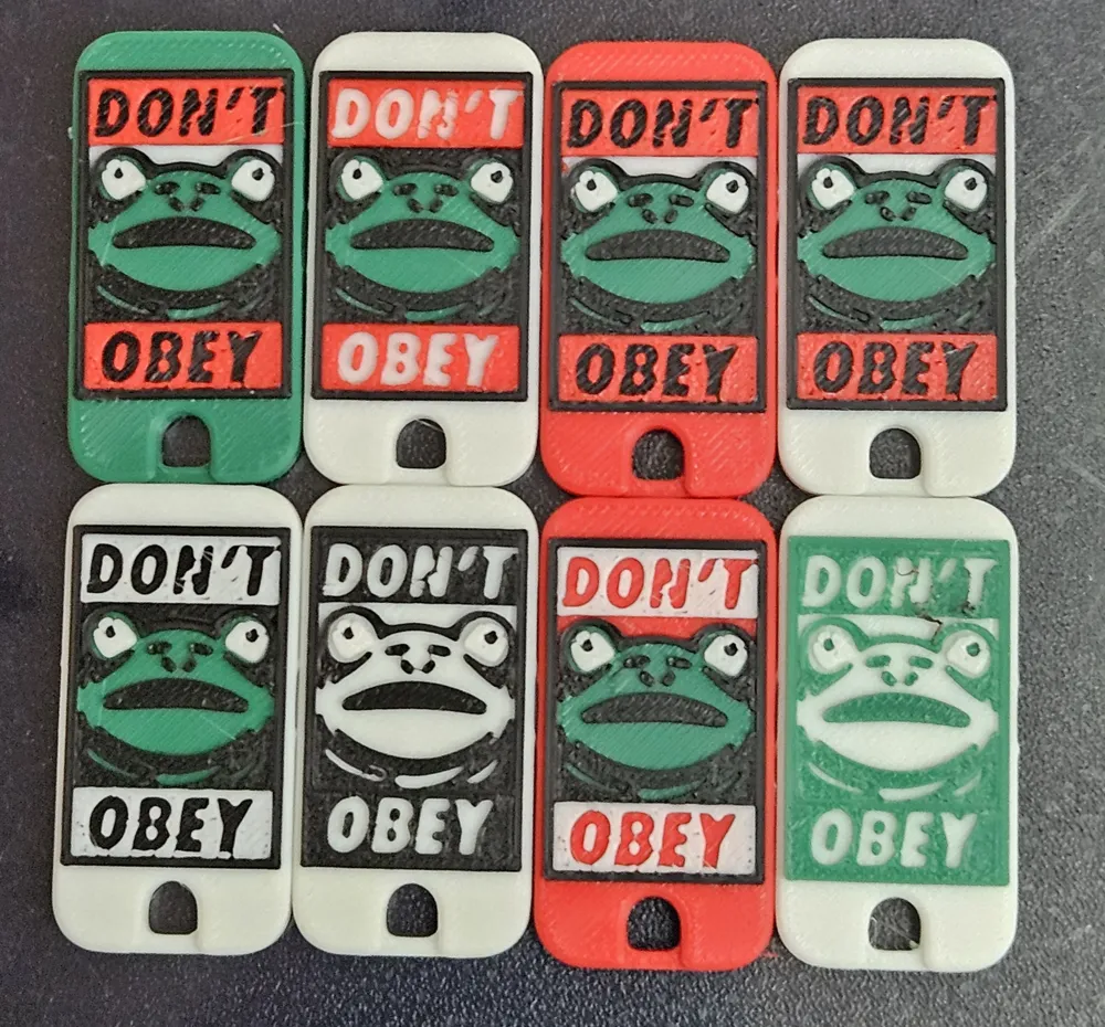 ICE Protest Emergency Whistle Portland Frog Resist - Free 3D Print ...