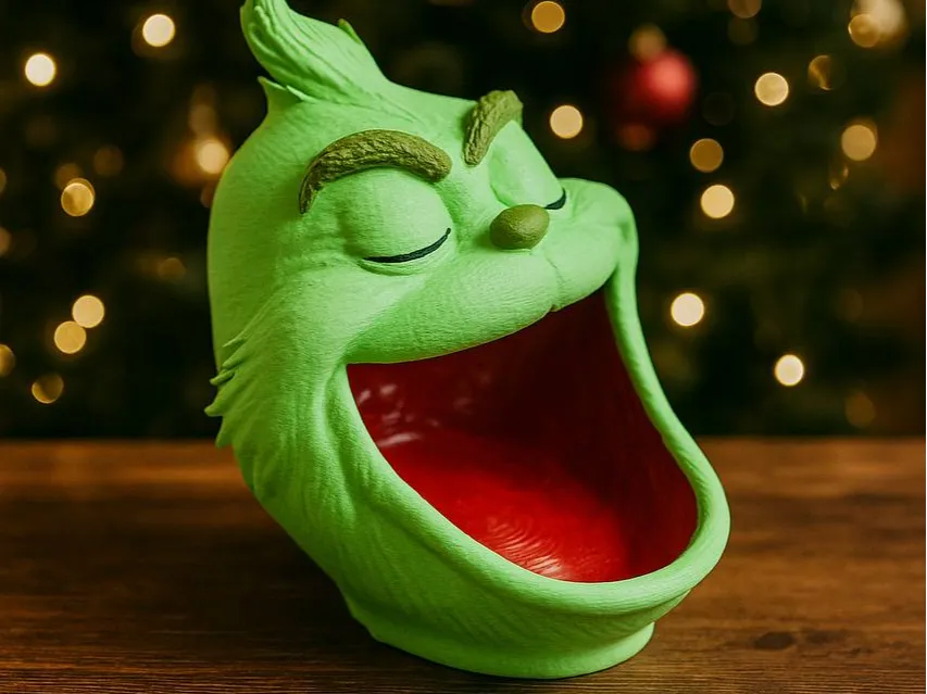 Grinch Bowl - Free 3D Print Model - MakerWorld