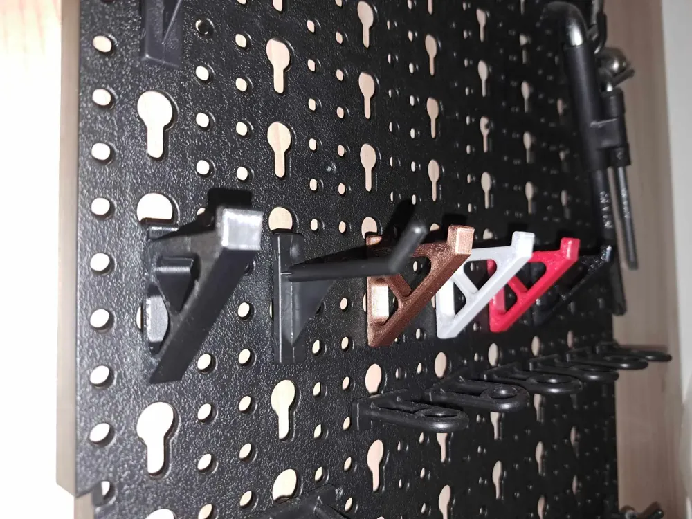 Pegboard hook by nyecov - MakerWorld