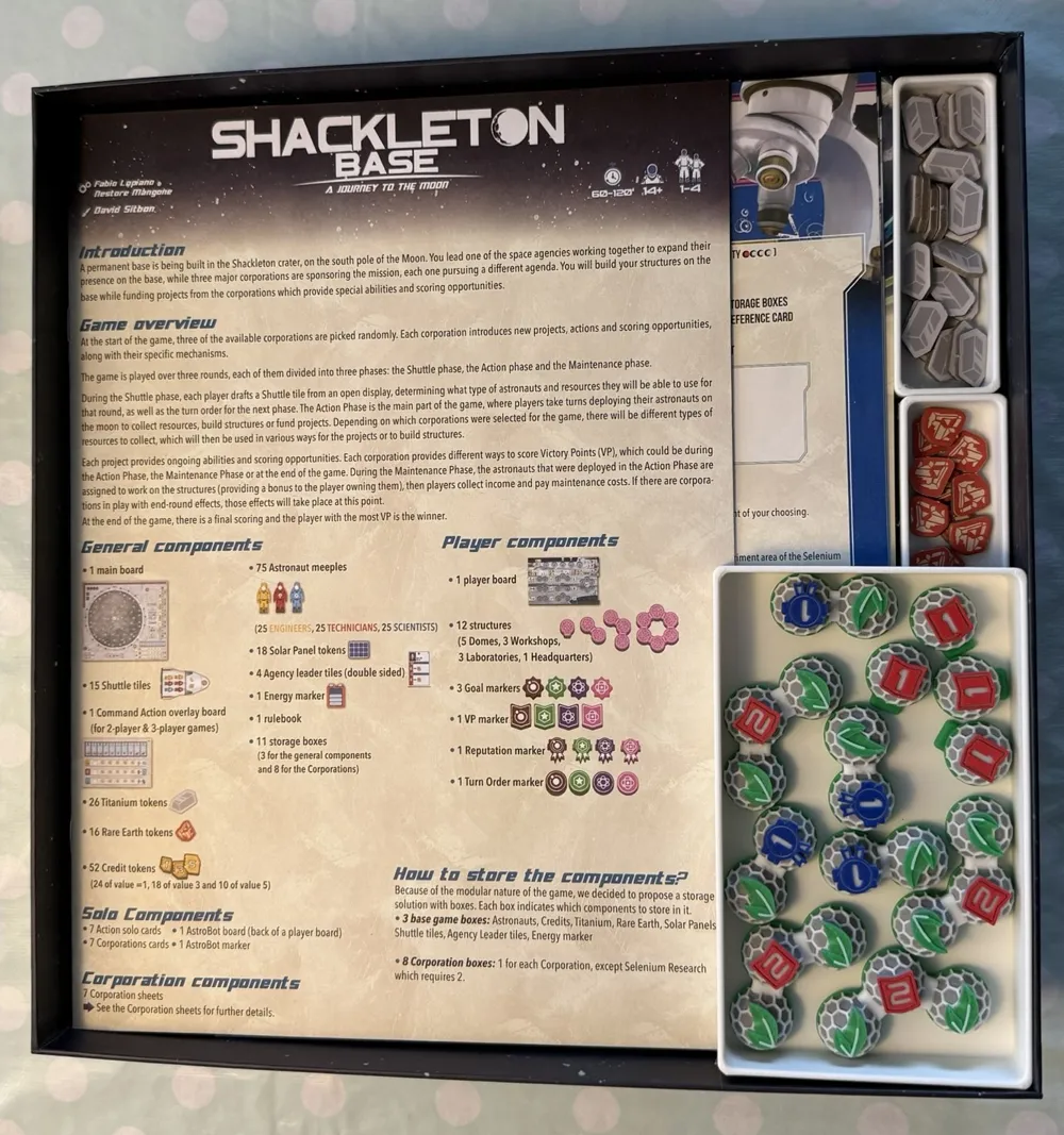 Shackleton Base Board Game Insert by Martin H. MakerWorld: Download ...