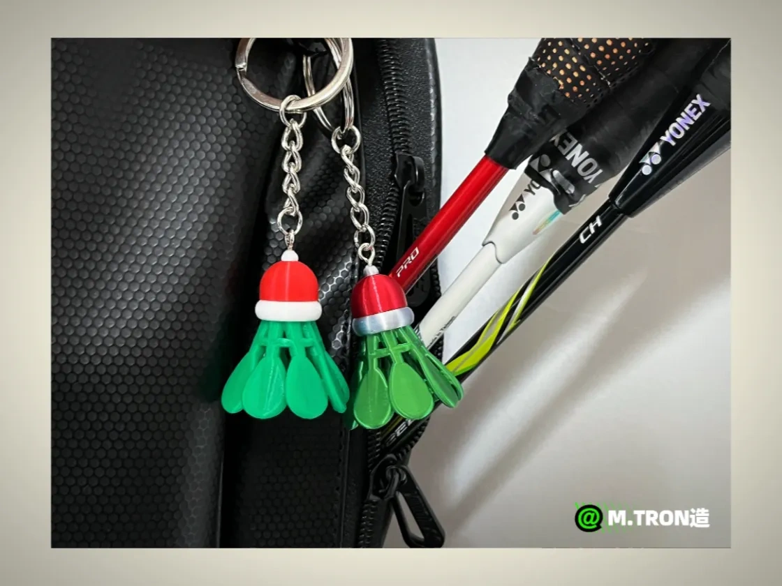 Q-version Badminton Christmas Limited Edition Pendant/Keychain/Keyring ...