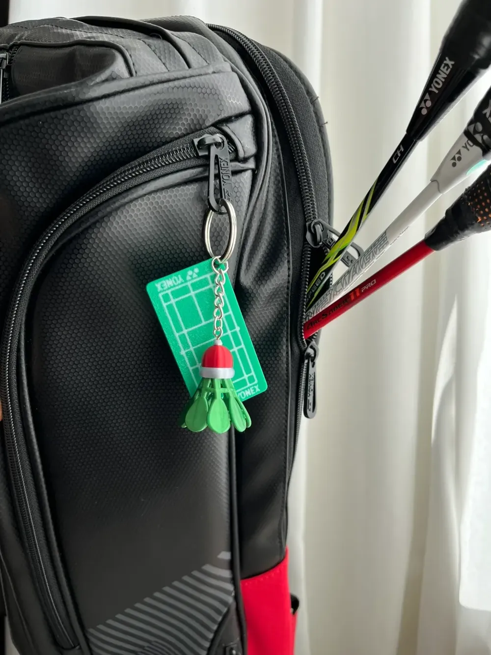 Q-version Badminton Christmas Limited Edition Pendant/Keychain/Keyring ...
