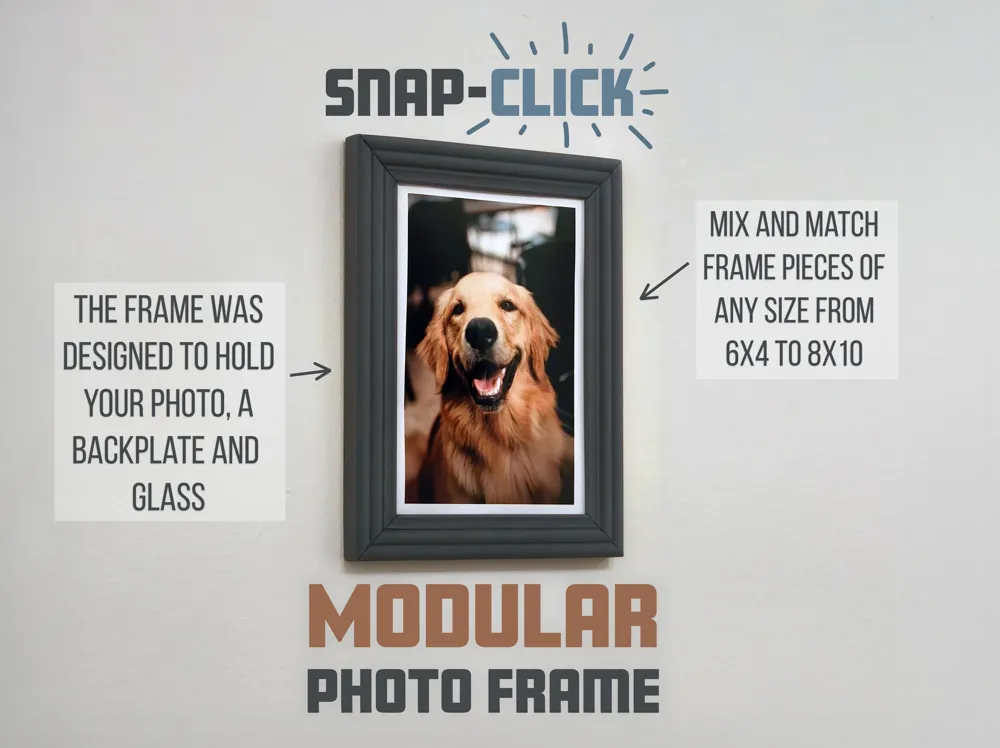 Snap-Click Photo Frame - Modern Classic by Zenit MakerWorld: Download ...