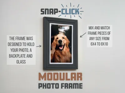 Snap-Click Photo Frame - Modern Classic by Zenit MakerWorld: Download ...