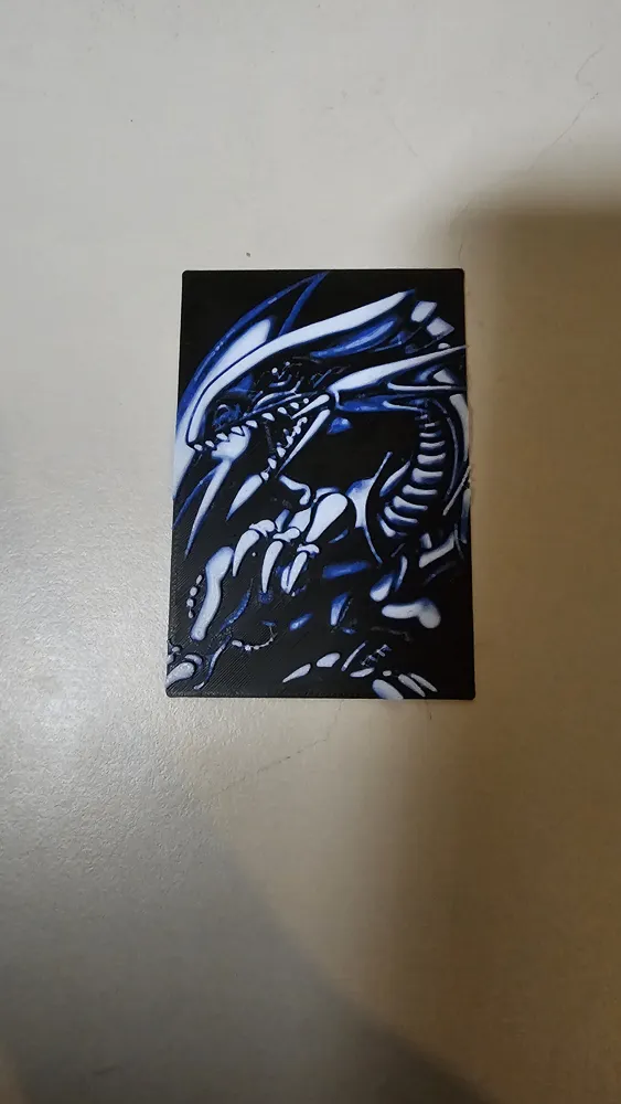 YUGIOH- Field token-Blue Eyes EDITION - Free 3D Print Model - MakerWorld
