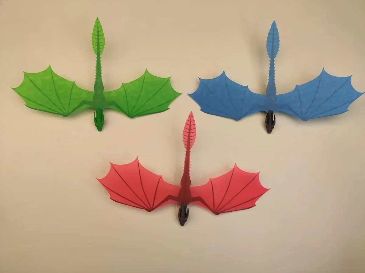 Flying Drogon from Game of Thrones - Free 3D Print Model - MakerWorld