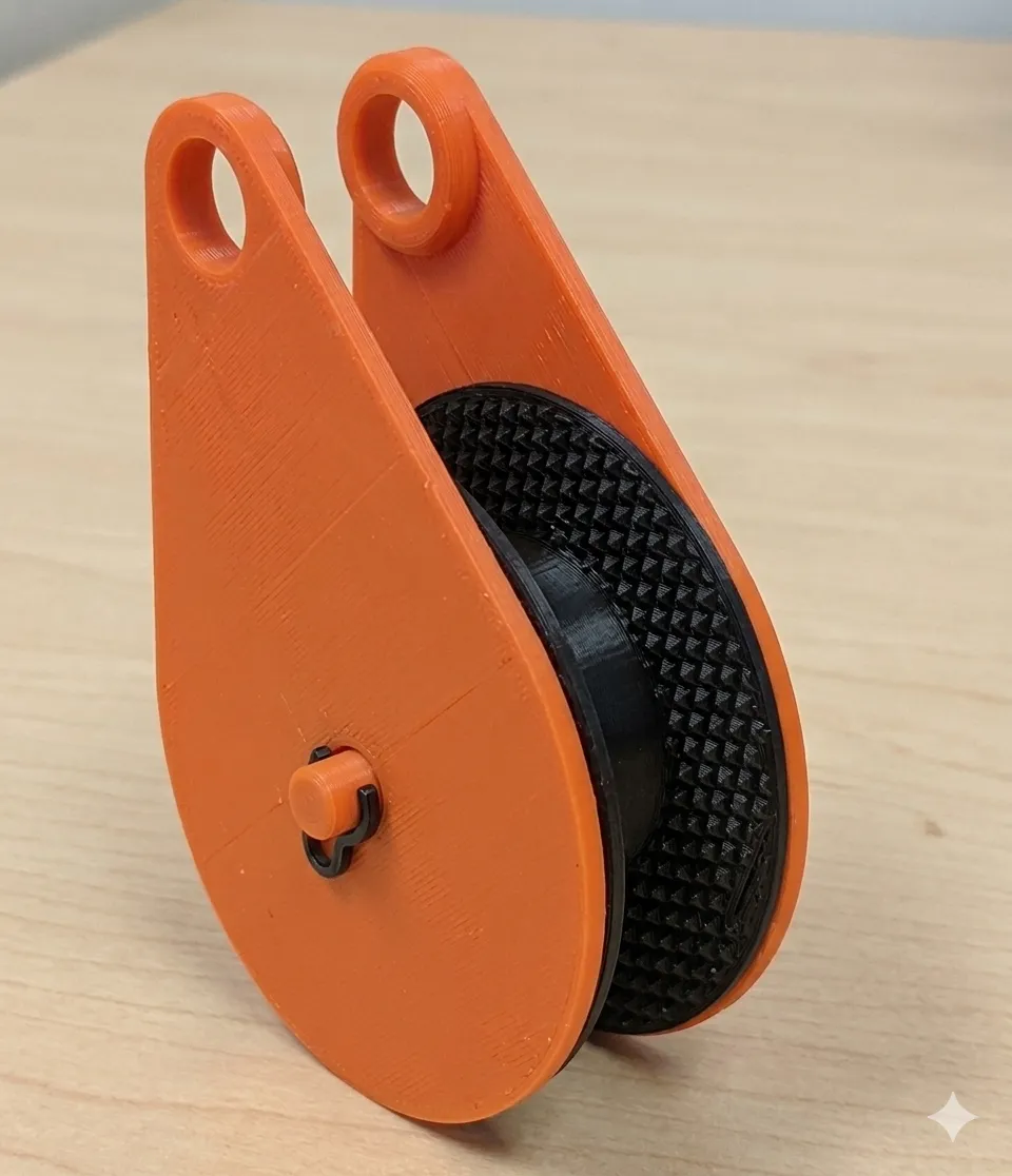 Spool Snatch Block (educational model) - Free 3D Print Model - MakerWorld