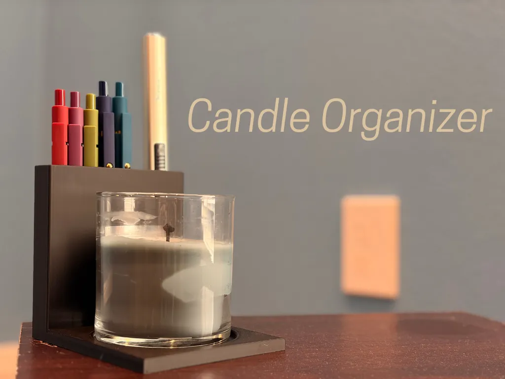 Candle Organizer - Free 3D Print Model - MakerWorld