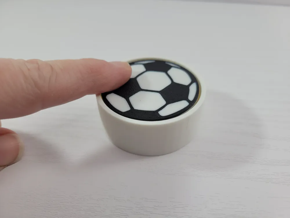 Soccer Keyboard Fidget Clicker – Game Day Desk Toy - Free 3D Print ...