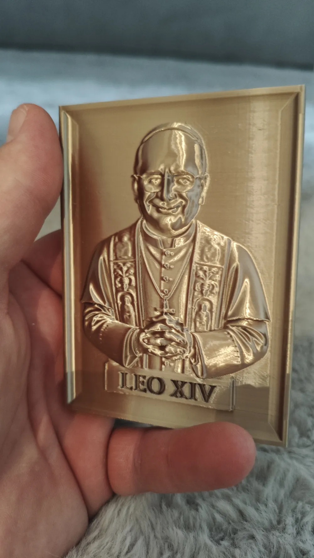 Pope Leo XIV - sculpture - easy silk print by Chemzy MakerWorld ...