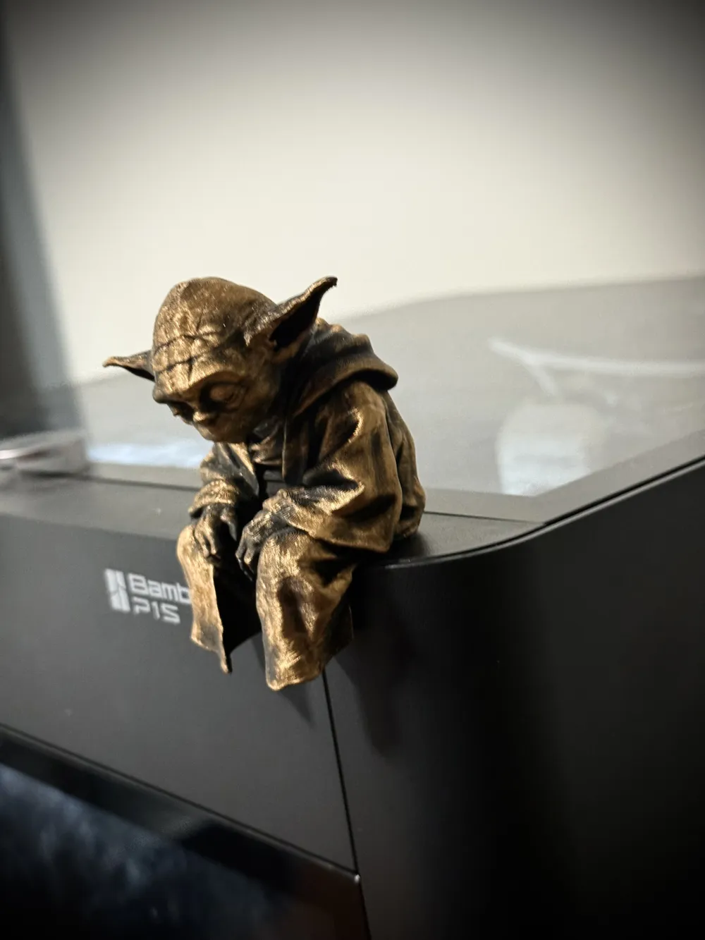 Sad Yoda Figurine on a Ledge! - Free 3D Print Model - MakerWorld