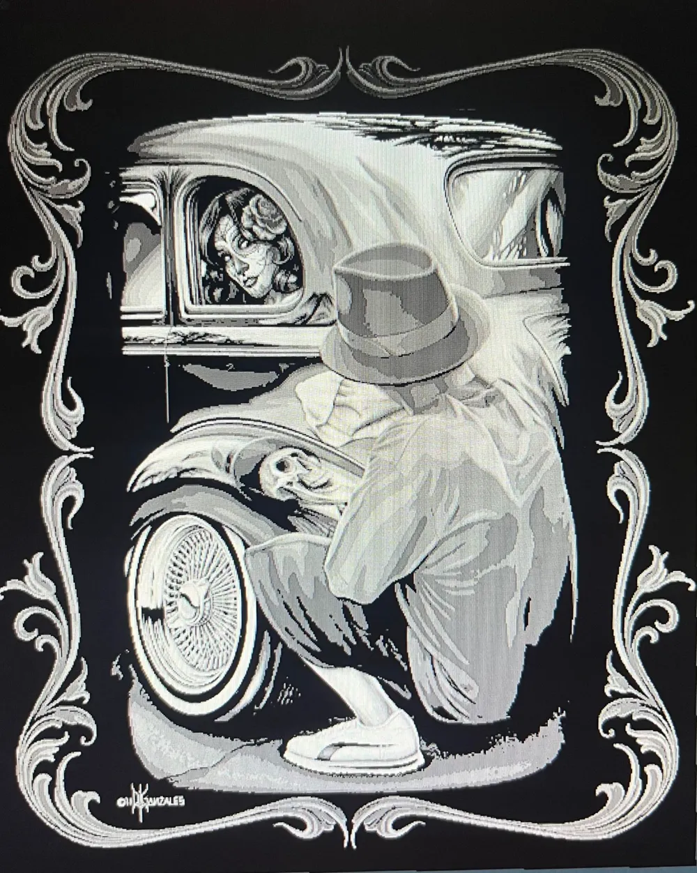 Chicano car hueforge by BYMRK - MakerWorld