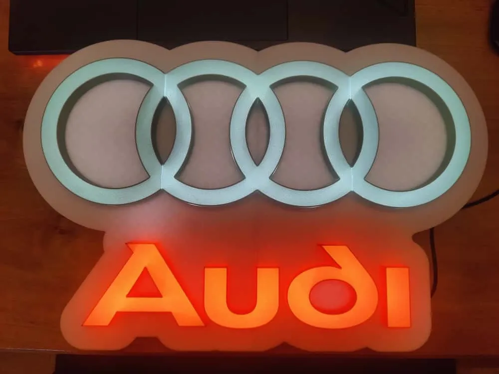 AUDI Lightbox - Free 3D Print Model - MakerWorld