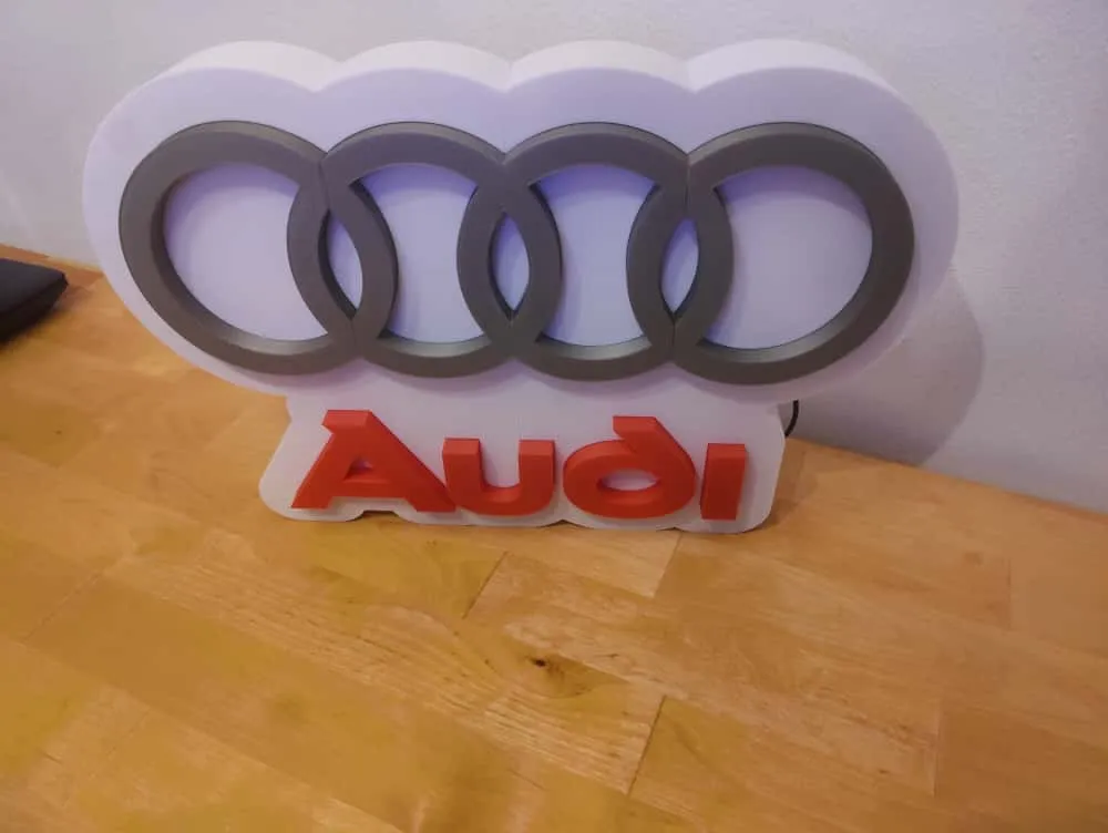AUDI Lightbox - Free 3D Print Model - MakerWorld